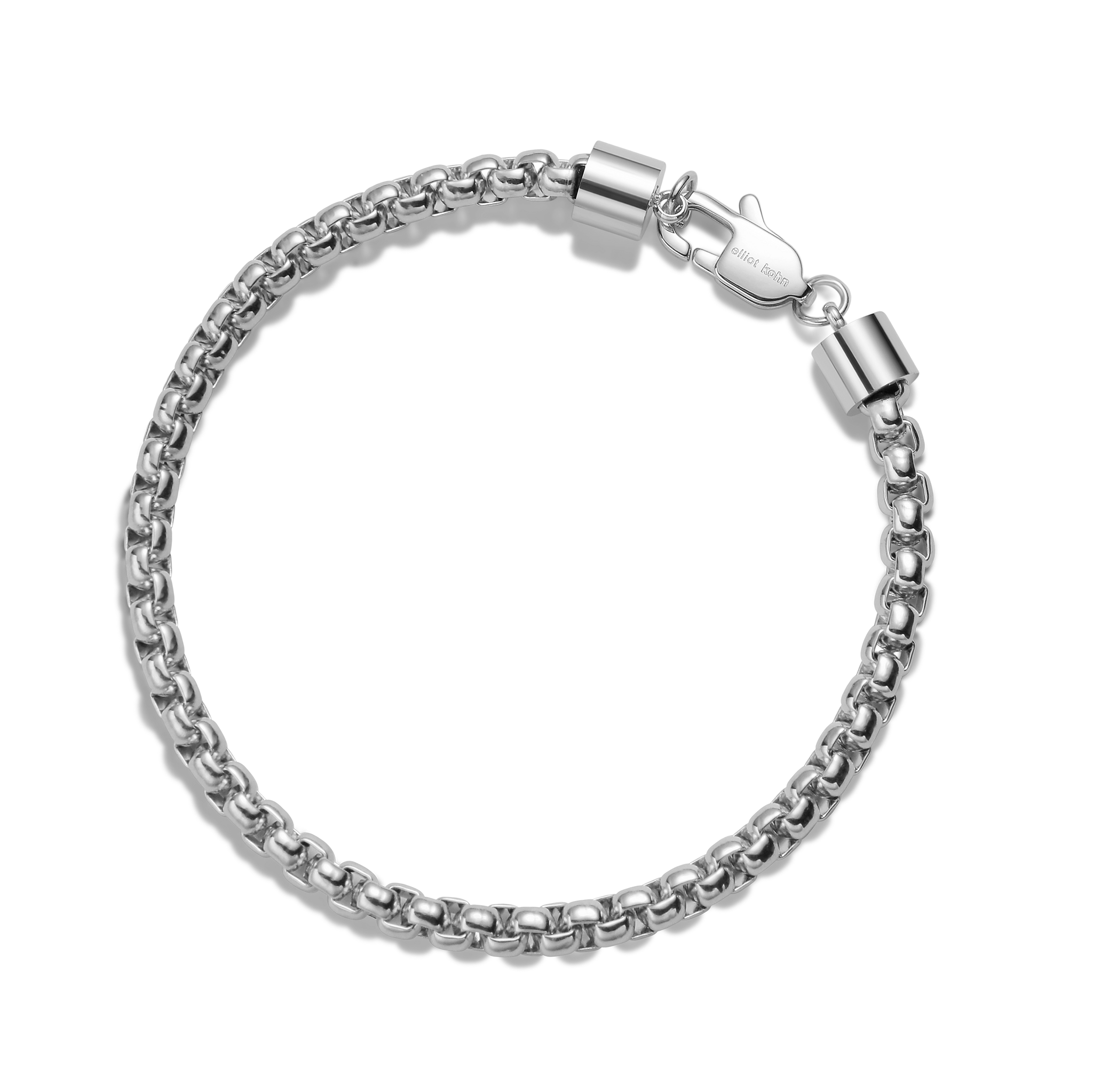 צמיד לגבר "Leo" | כסף 4.5 מ"מ